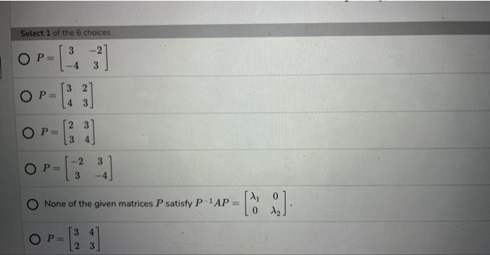 Solved The following is known about the linear operator | Chegg.com