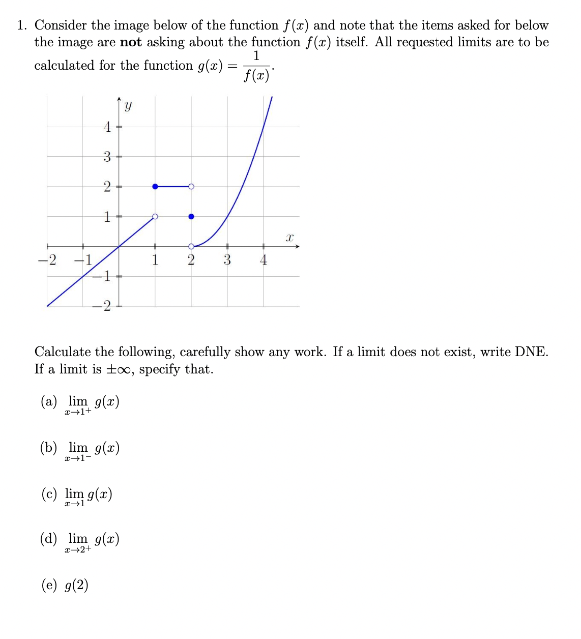 Solved Compute the following limit, ﻿showing at least four | Chegg.com