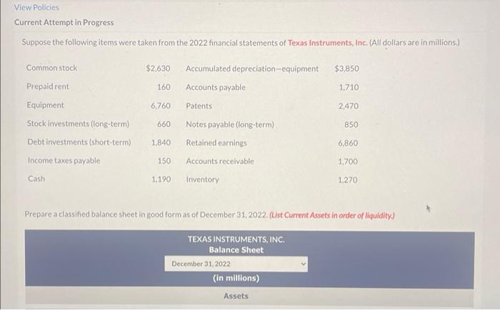 Solved View Policies Current Attempt in Progress Suppose the | Chegg.com