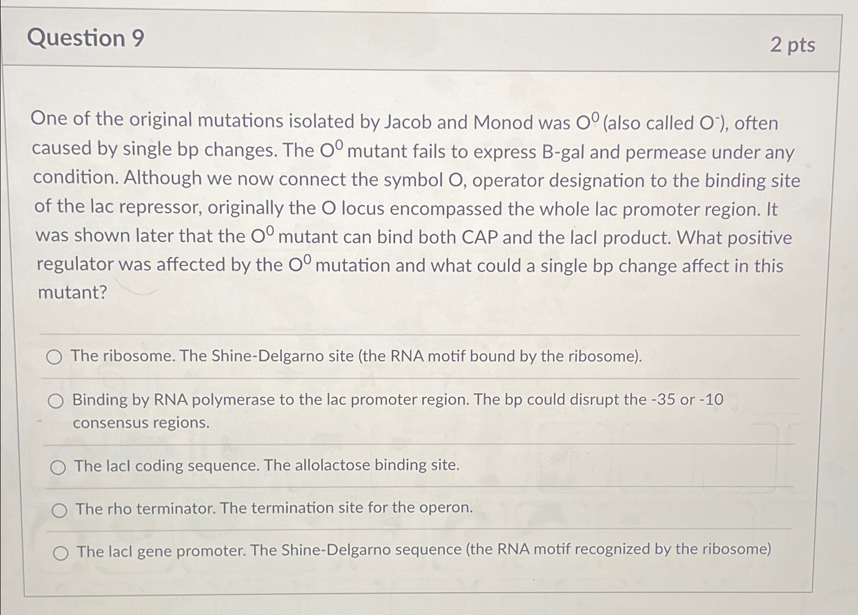 Solved Question 92 ﻿ptsOne of the original mutations | Chegg.com
