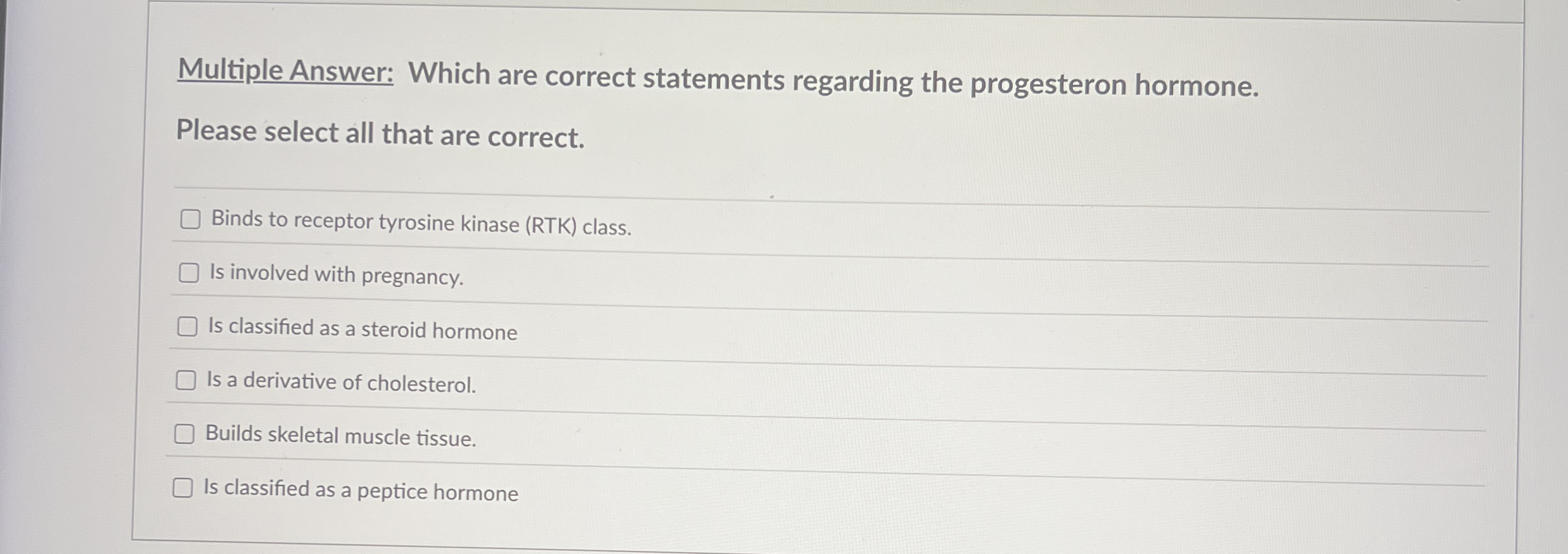 Solved Multiple Answer: Which are correct statements | Chegg.com