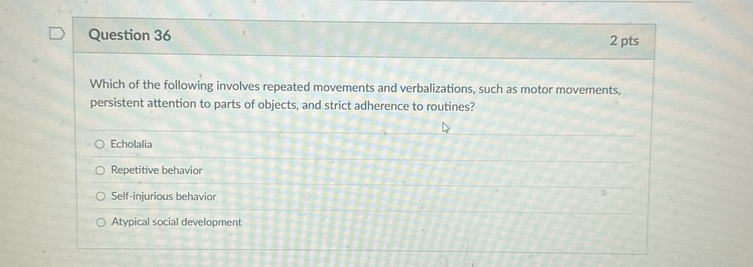 Solved Question 362 ﻿ptsWhich of the following involves | Chegg.com