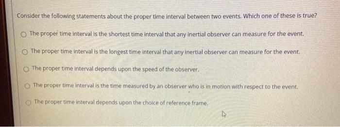 Solved Consider the following statements about the proper | Chegg.com
