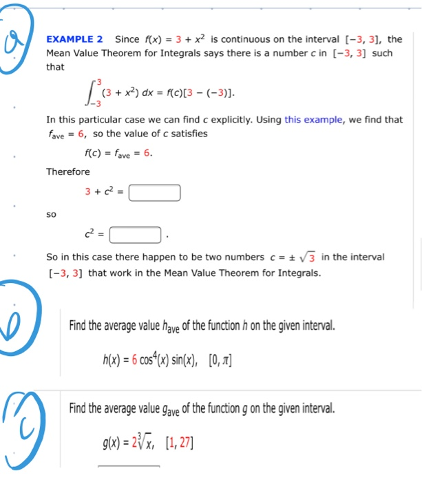 Solved EXAMPLE 2 Since f(x) = 3 + x2 is continuous on the | Chegg.com