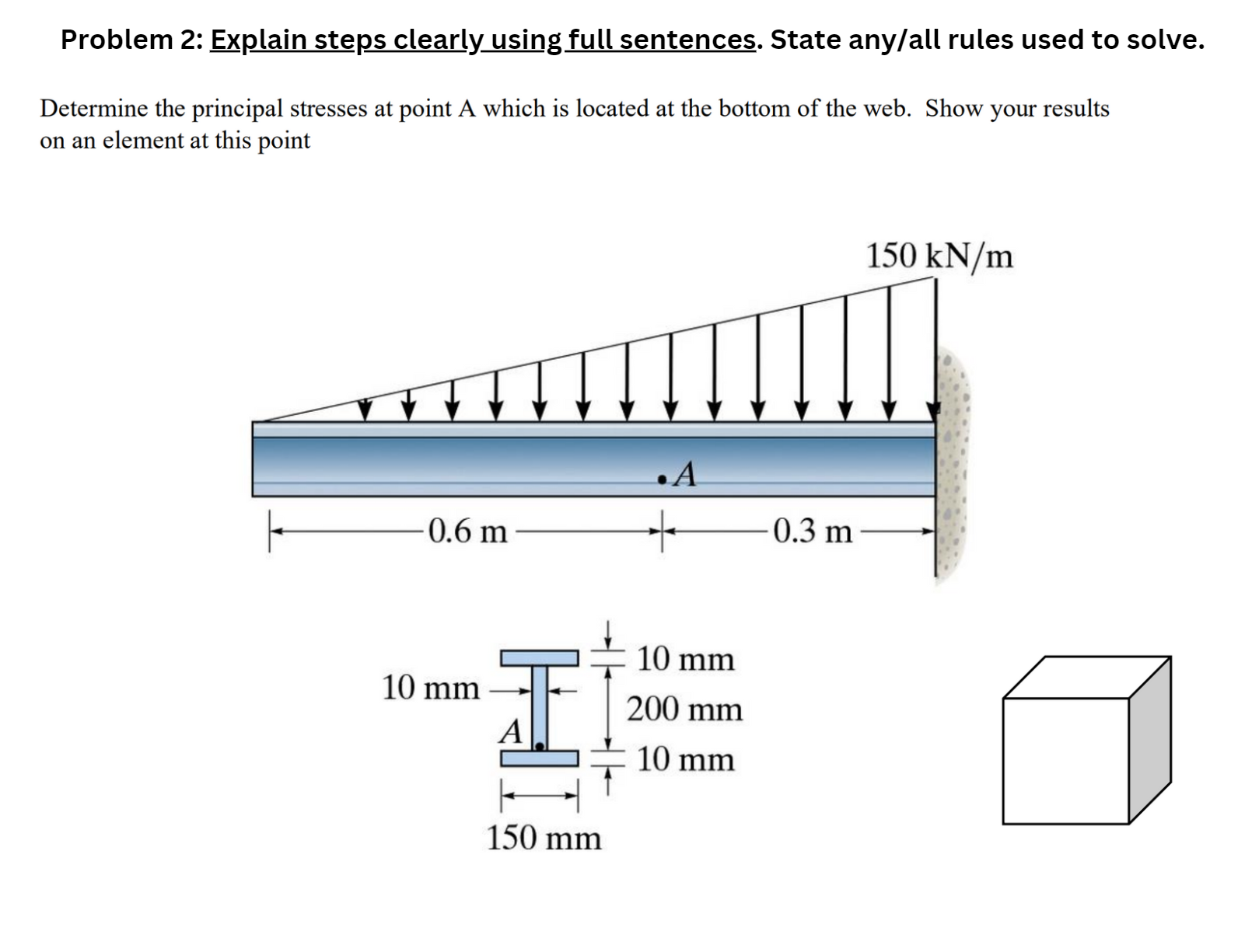 Solved Problem 2: Explain steps clearly using full | Chegg.com
