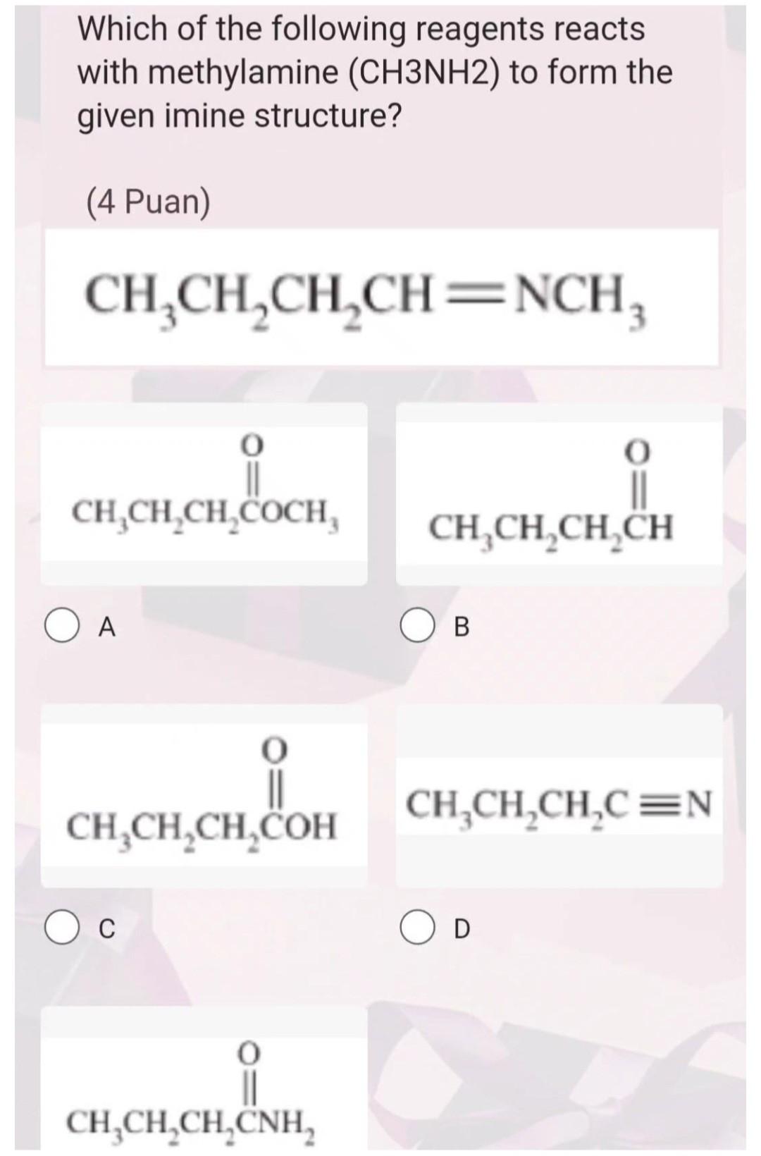 Solved Which of the following reagents reacts with | Chegg.com