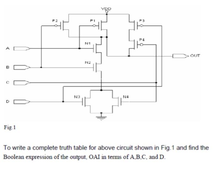 Solved To write a complete truth table for above circuit | Chegg.com
