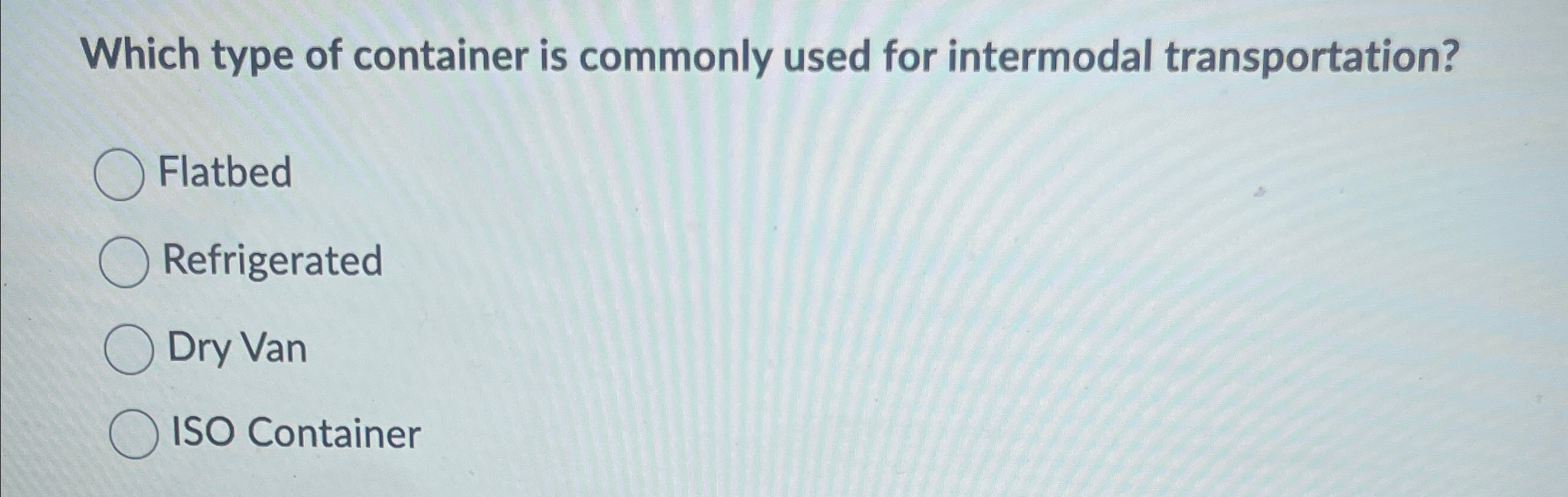 Solved Which type of container is commonly used for | Chegg.com