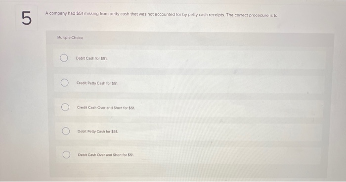Solved 1 If a check correctly written and paid by the bank | Chegg.com