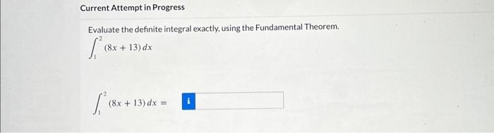 Solved Evaluate the definite integral exactly, using the | Chegg.com