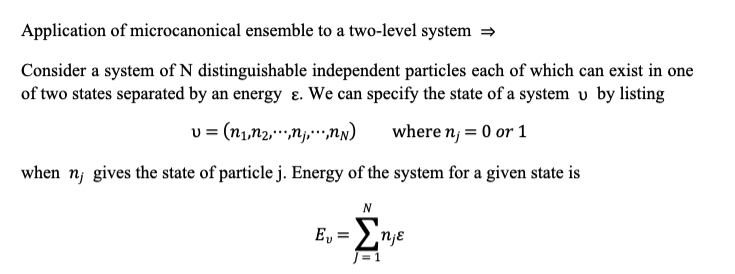 For the two-level system described in class, show the | Chegg.com