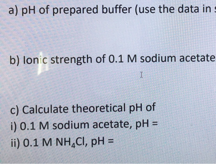 Solved Solution Method of pH Measurement Colorimetric Visual | Chegg.com