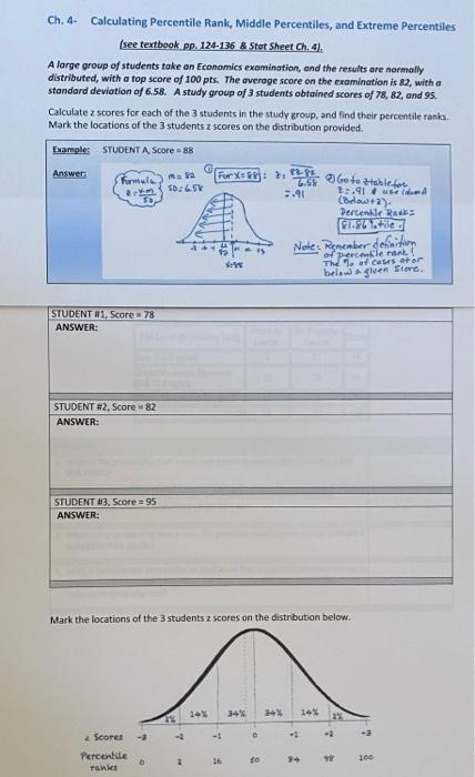 Solved Ch. 4- Calculating Percentile Rank, Middle | Chegg.com