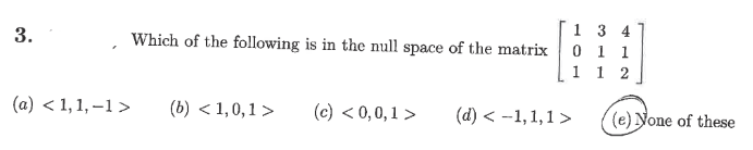Solved (a) (b) (:1,0,1:)(c) (:0,0,1:)(d) (e) | Chegg.com