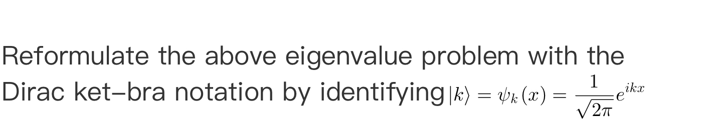 Solved Reformulate the above eigenvalue problem with the | Chegg.com