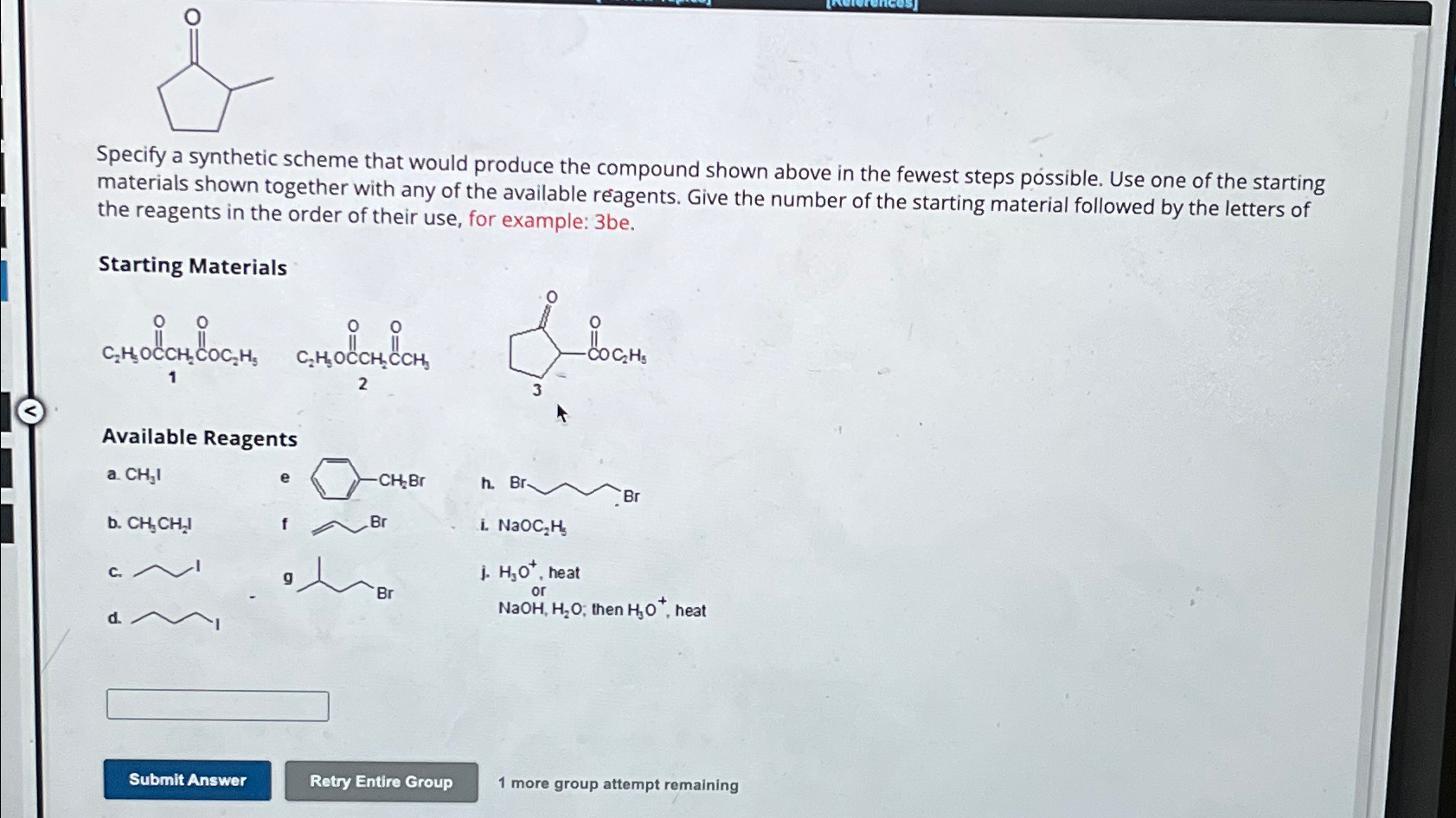 Solved Specify a synthetic scheme that would produce the | Chegg.com