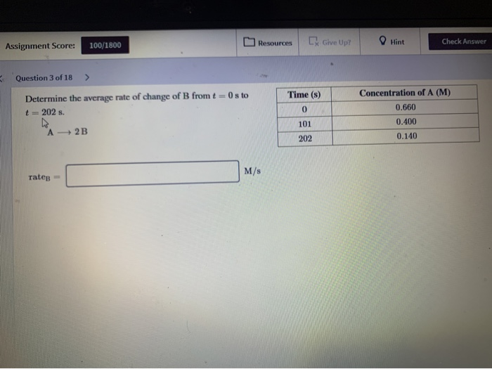 Solved C Give Up! Check Answer Hint Resources Assignment | Chegg.com