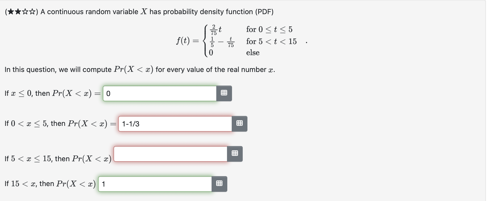 Solved ↶↶ a Continuous Random Variable X has