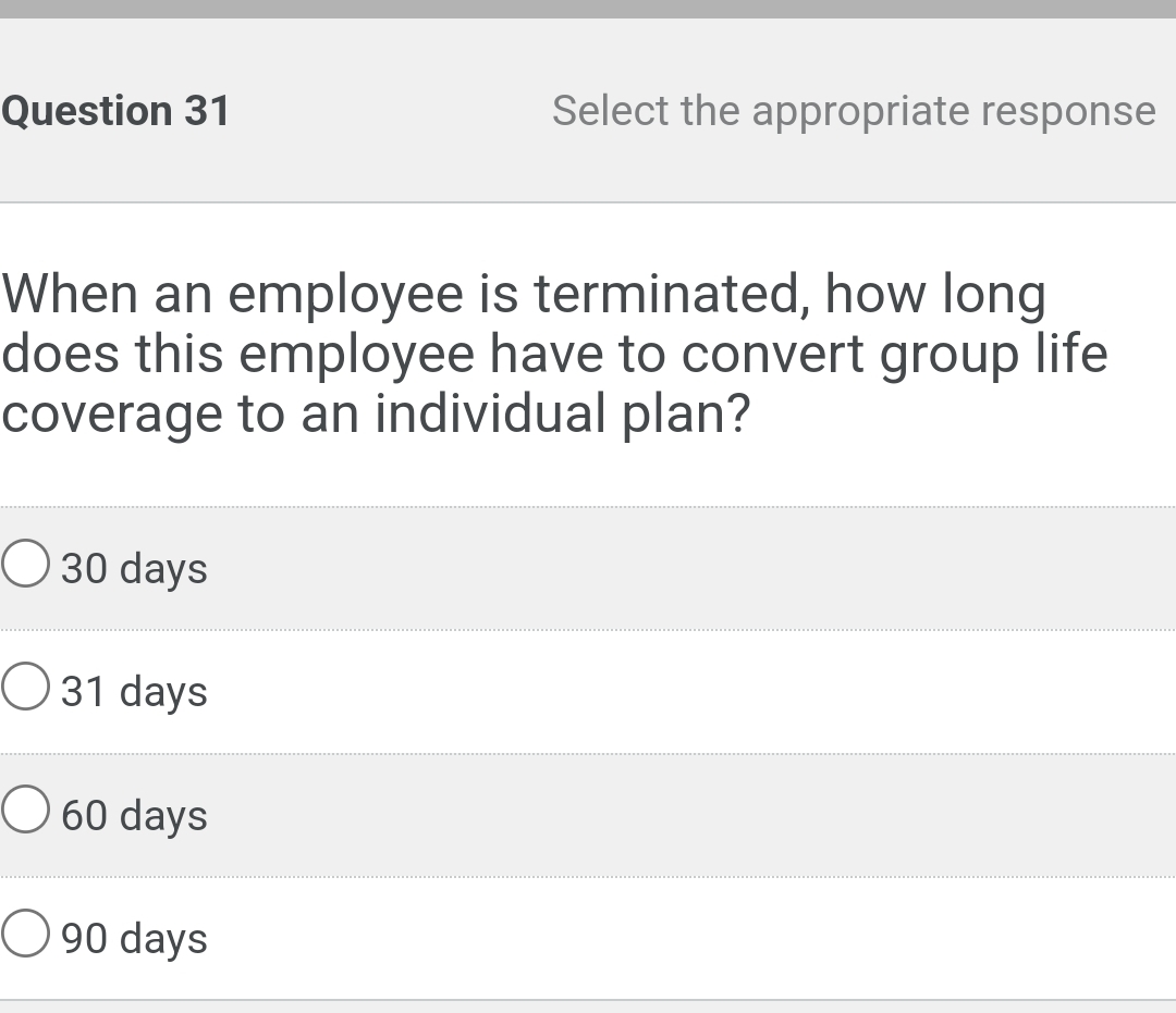 Solved Question 31Select the appropriate responseWhen an | Chegg.com Solved Question 31Select the appropriate responseWhen an | Chegg.com