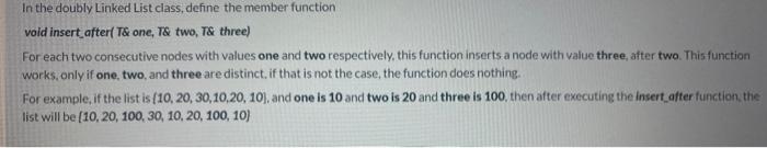Solved -wing Node and Singly-linked list classes: template | Chegg.com