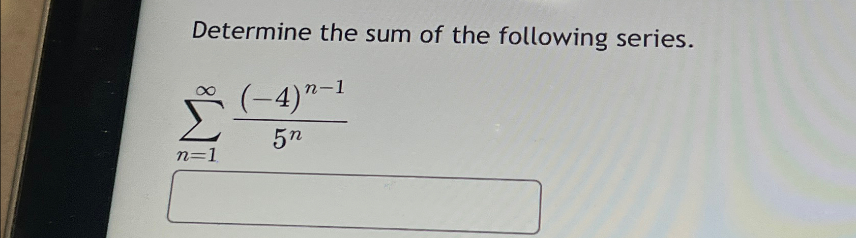 Solved Determine the sum of the following | Chegg.com