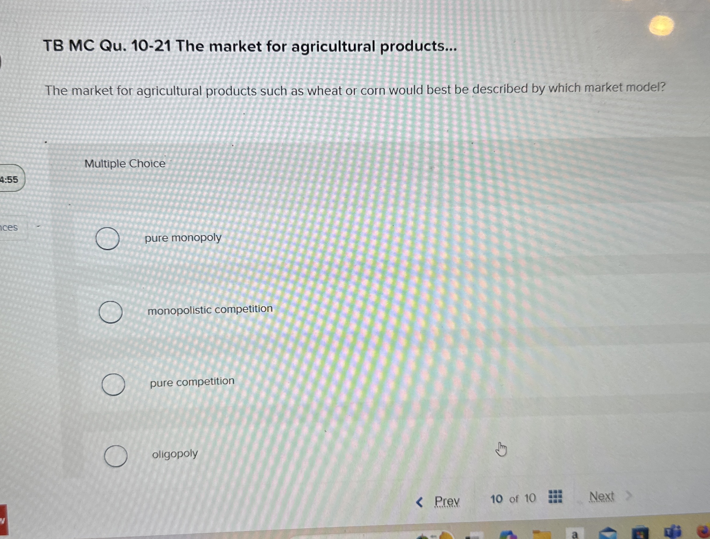 Solved TB MC Qu. 10-21 The market for agricultural | Chegg.com Solved TB MC Qu. 10-21 The market for agricultural | Chegg.com