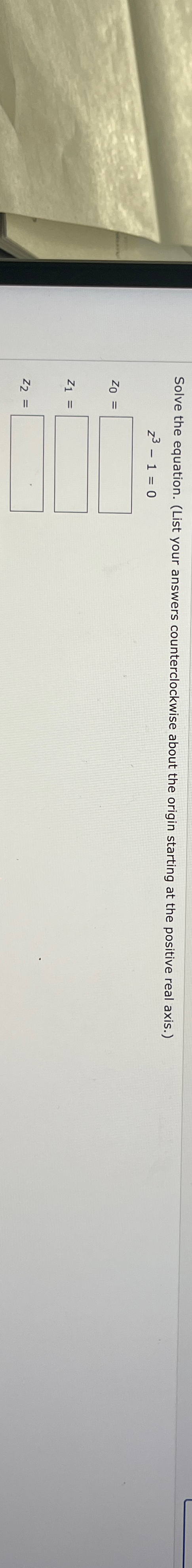 Solved Solve the equation. (List your answers | Chegg.com