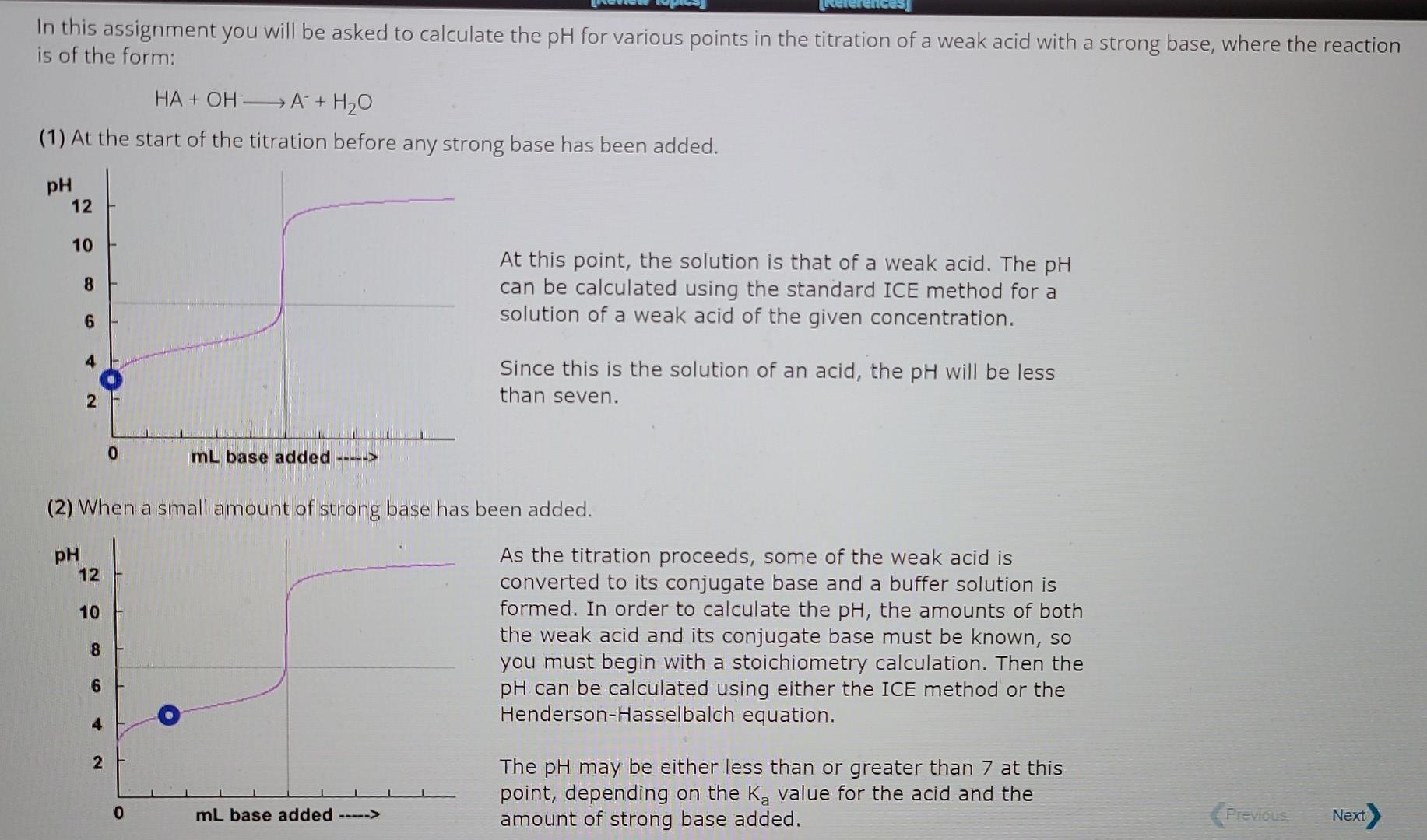 Solved (3) At the midpoint of the titration. The midpoint of | Chegg.com