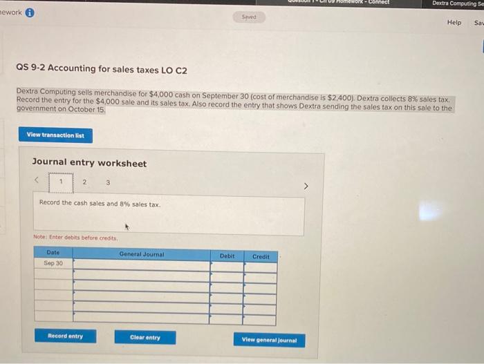 Solved homeWo Connect Dextra Computing se mework Saved Help | Chegg.com Solved homeWo Connect Dextra Computing se mework Saved Help | Chegg.com