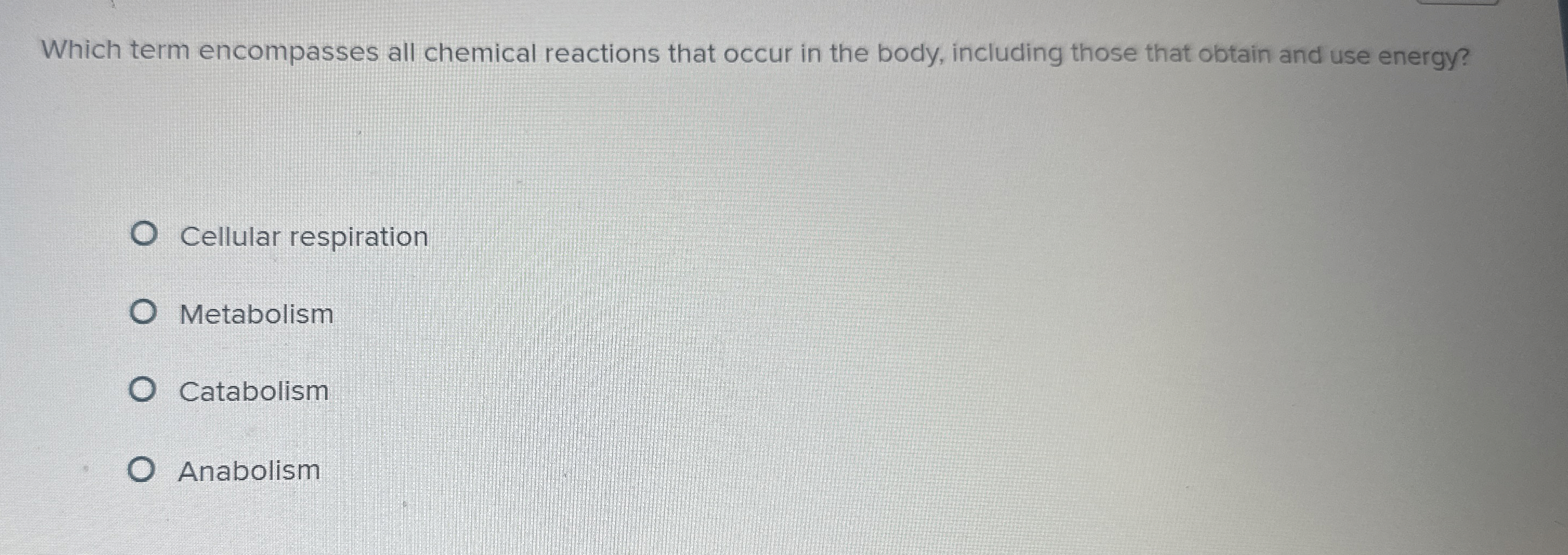 Solved Which term encompasses all chemical reactions that | Chegg.com