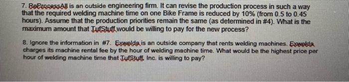Case: Utilization of a Constrained Resource Jutsfutf, | Chegg.com