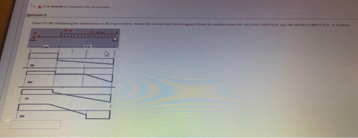 Solved Questions > Click Submit to complete this assessment | Chegg.com
