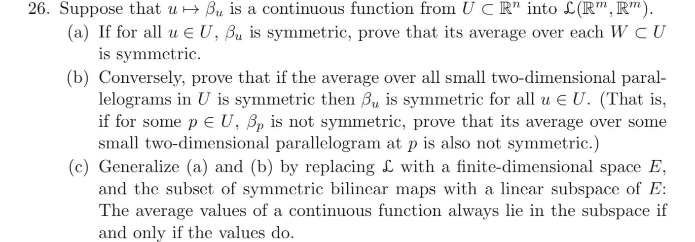 Solved Suppose that u|→βu|| ﻿is a continuous function from | Chegg.com