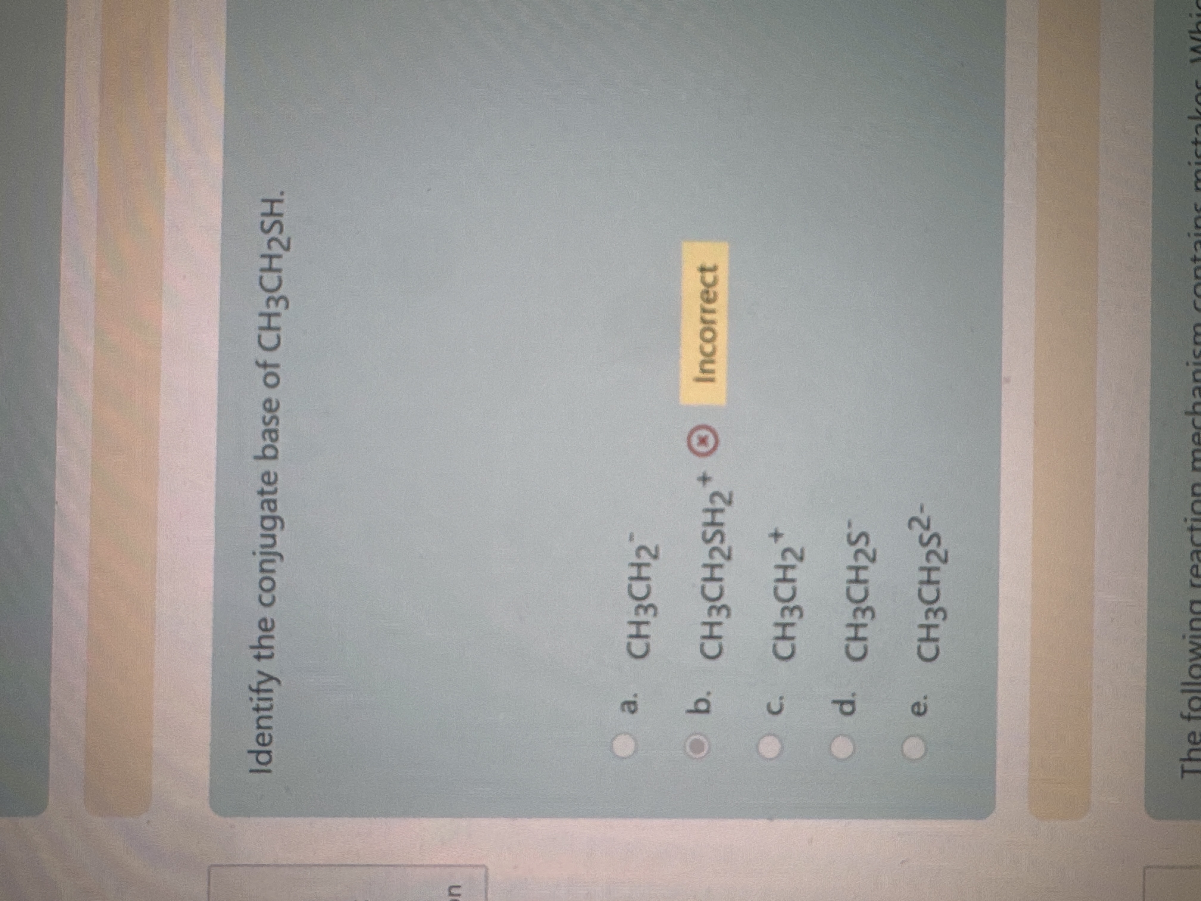 Solved Identify the conjugate base | Chegg.com