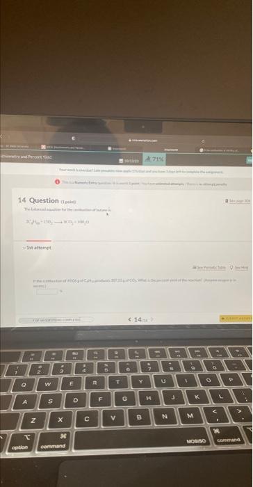 Solved 14 Question cumber a hener Int attempt. | Chegg.com