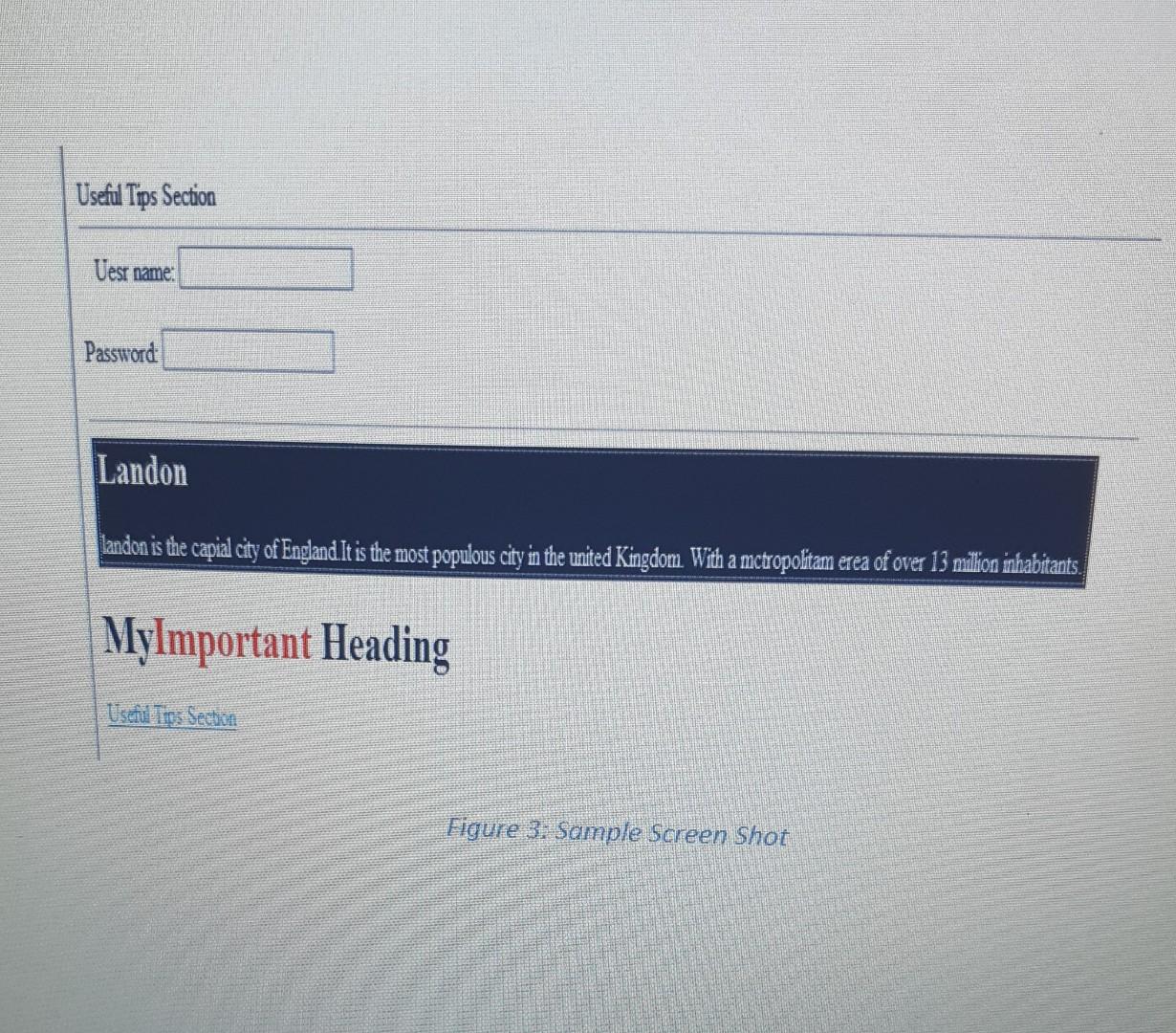 Solved Exercise Create a code that consists of the following | Chegg.com