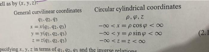 Solved In The Spherical Polar Coordinate System