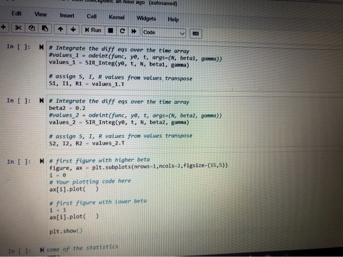 Solved [ ]: Nimport numpy as np import pandas as pd from | Chegg.com