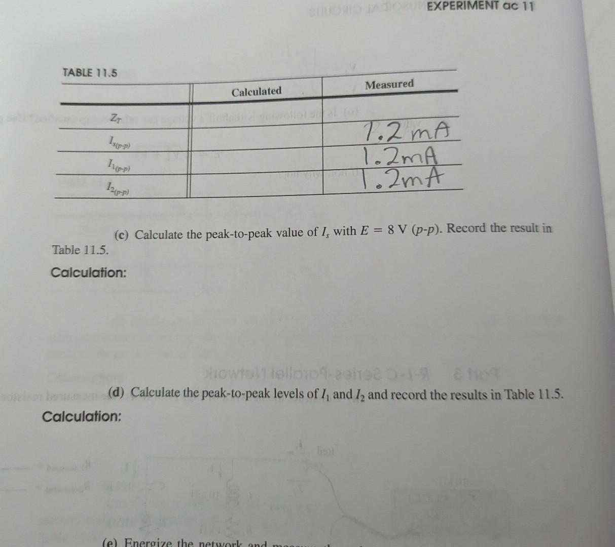 Solved If not, why not? Part 3 R-L-C Series-Parallel Network | Chegg.com
