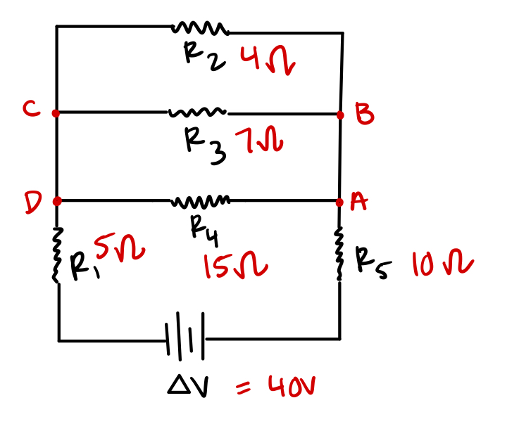 Solved Given the value of each resistor, find the value of | Chegg.com