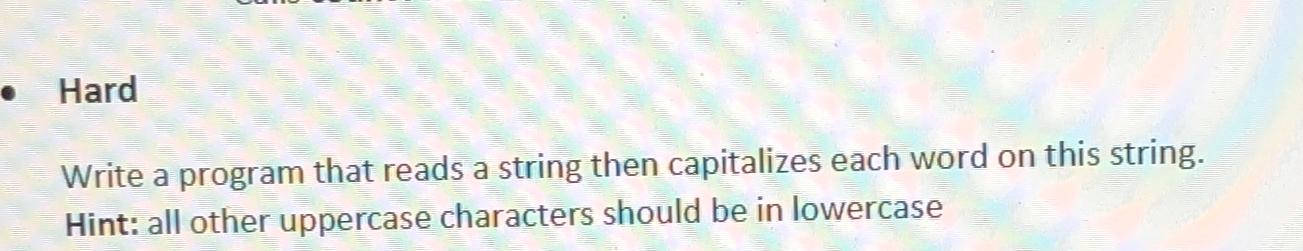 Solved HardWrite a C program that reads a string then | Chegg.com
