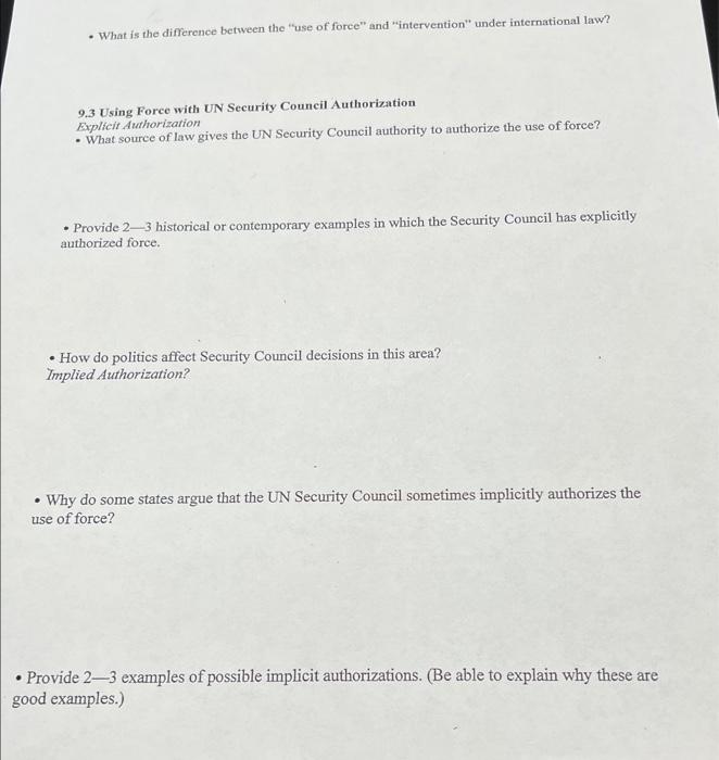 Chapter 9: Use of Force Worksheet 9.1 Case Study; | Chegg.com