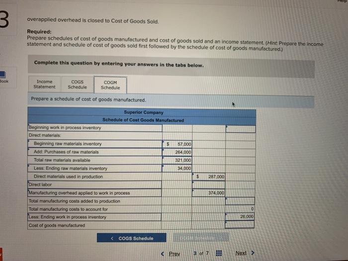 Solved Help Save & Exit Check my Superior Company provided | Chegg.com