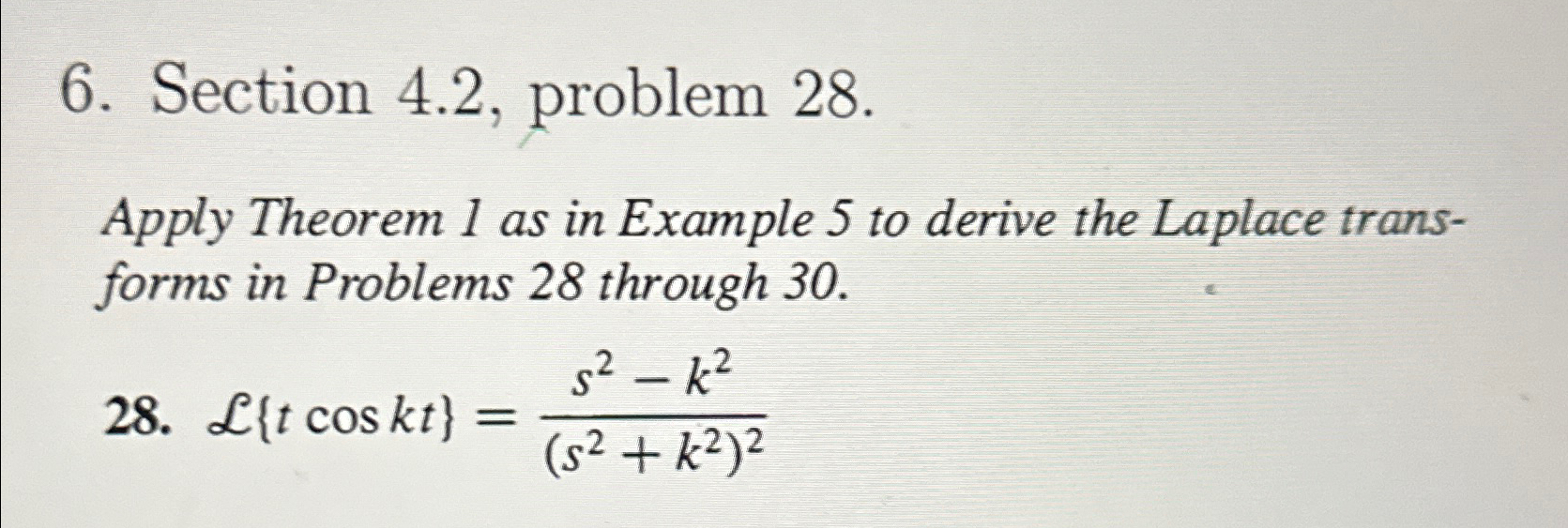 Solved Section 4.2, ﻿problem 28.Apply Theorem 1 ﻿as in | Chegg.com