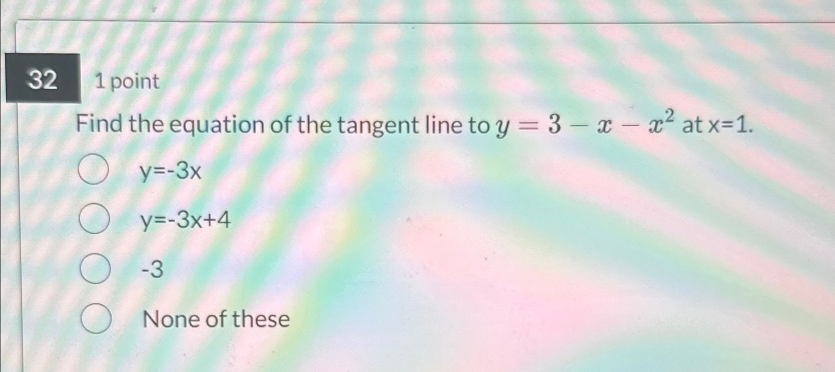 Solved 321 ﻿pointFind the equation of the tangent line to | Chegg.com