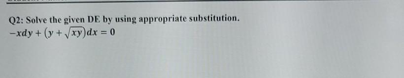 Solved dent Name: 1- Classify each DE given in Q1, Q2, Q3, | Chegg.com