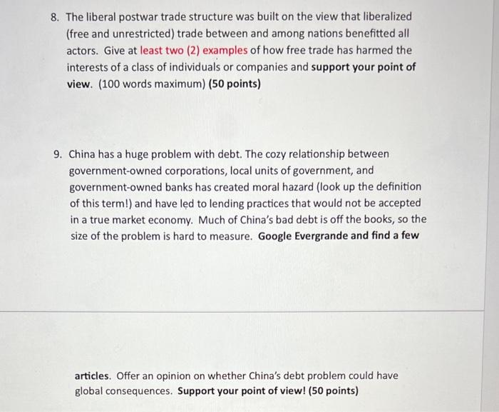 Solved - Write clearly and concisely. Start paragraphs with | Chegg.com