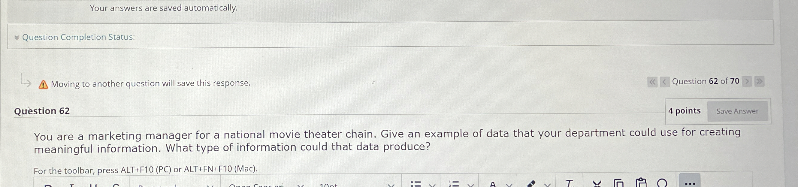 Solved Your answers are saved automatically.Question | Chegg.com