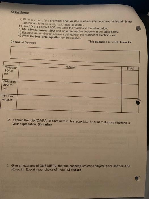 Answer Question 1 2 3 Correctly And Read Through The