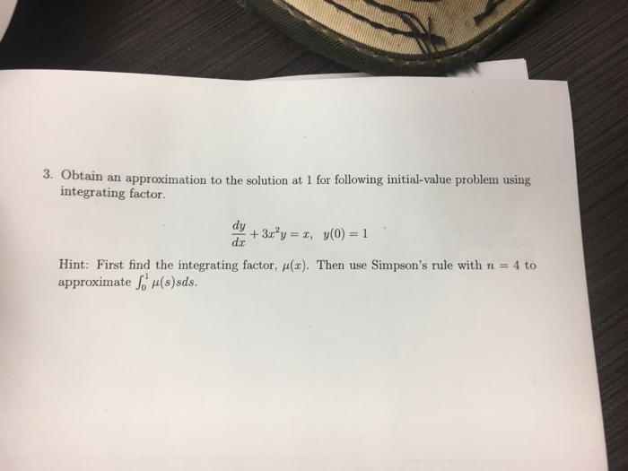 Solved 1. Find explicit solution for the following | Chegg.com